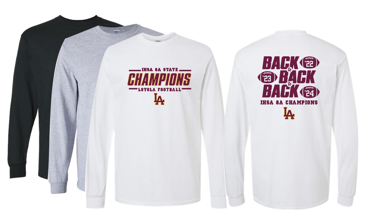 BBB DESIGN - Long-Sleeve Tees - Choice of Color | T-Shirts by Cleo